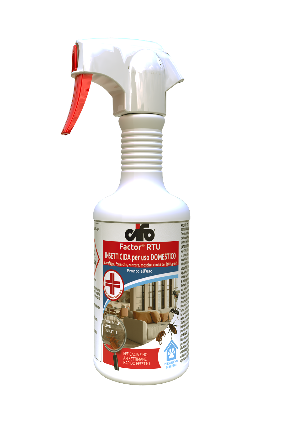Factor RTU: Insetticida per uso domestico pronto all'uso - Cifo