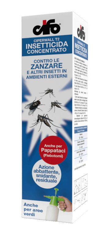 Ciperwall T2: Insetticida concentrato per esterni - Cifo