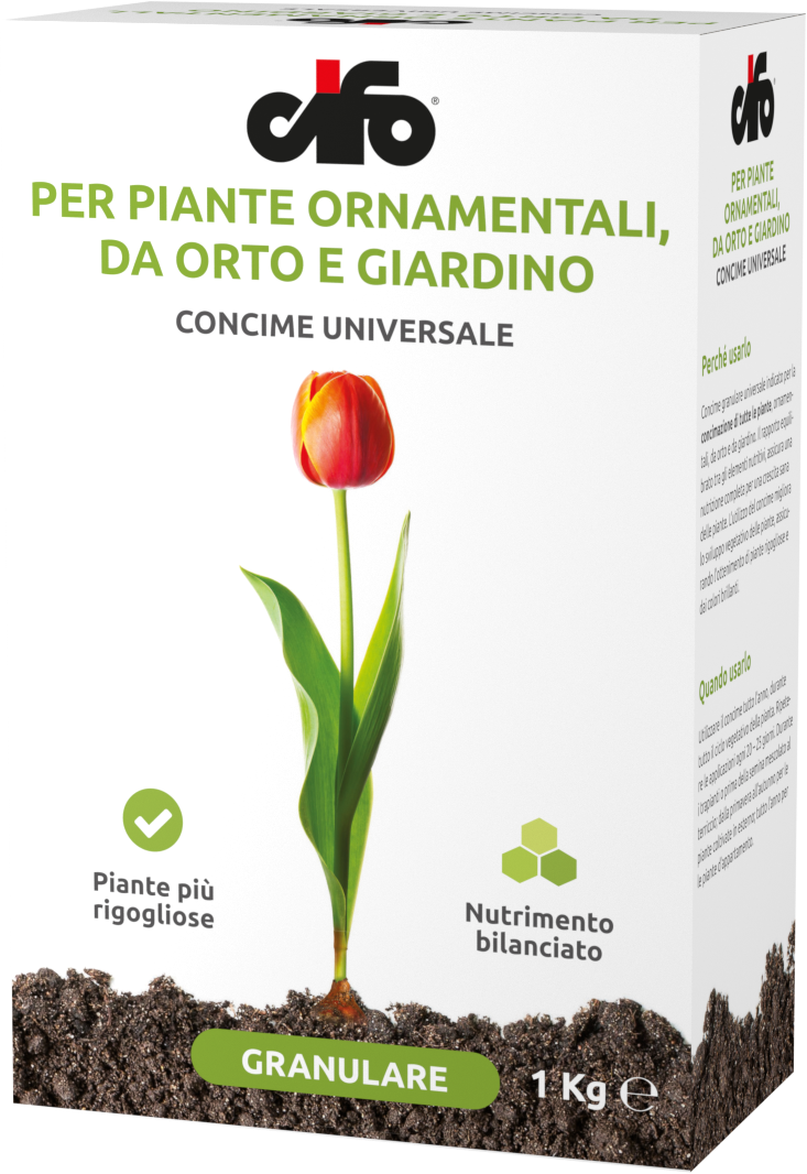 Per piante ornamentali, da orto e giardino: Concime Universale - Cifo