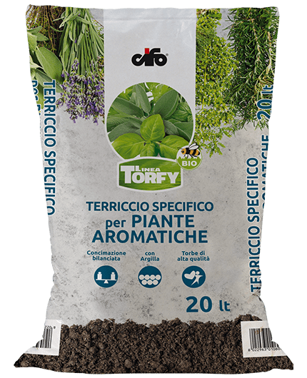 Torfy: Terriccio specifico per piante aromatiche - Cifo
