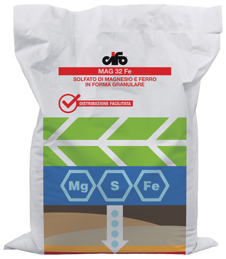 MAG 32 Fe: Solfato di magnesio e ferro in forma granulare - Cifo